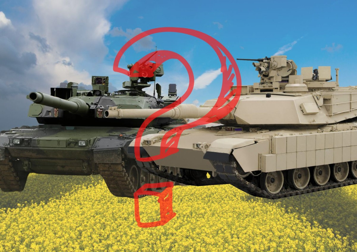Porovnání tanků Leopard 2A6 a M1 Abrams, které zamíří na ukrajinské ...